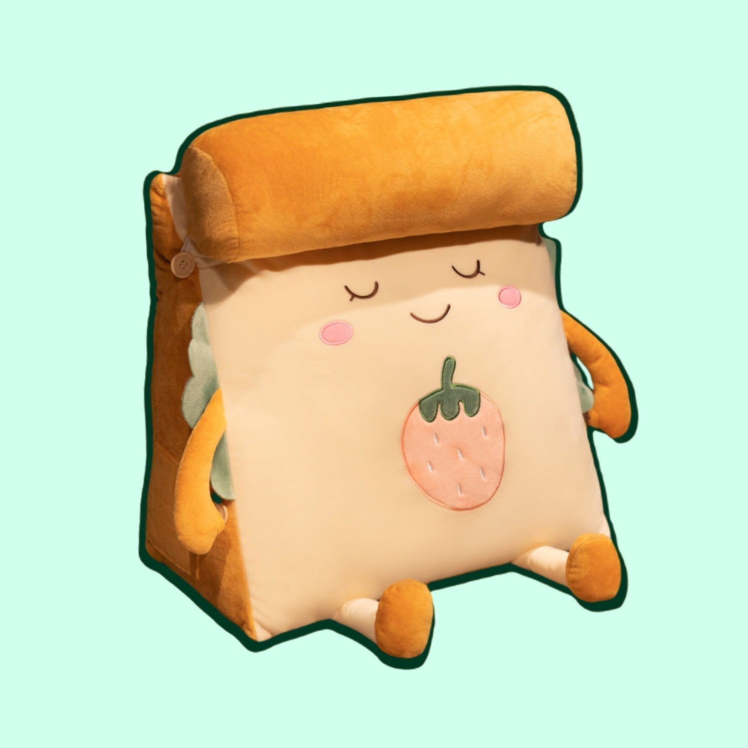 Cute Toast Bread Mochi Plush Pillow – rrdeye