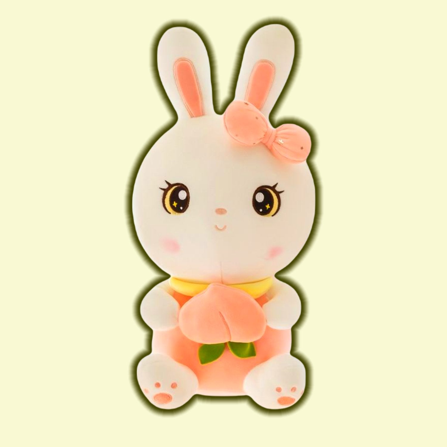 Peach Bunny Rabbit Plush Toy – rrdeye