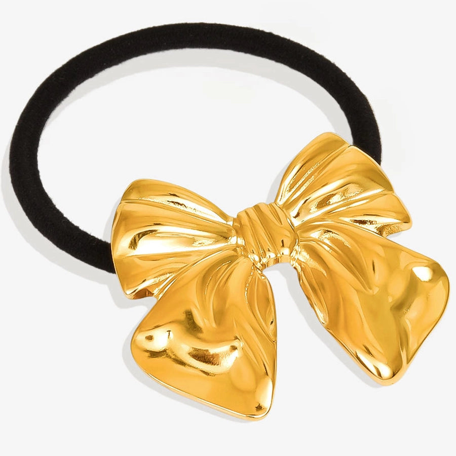 Women's Simple Style Bow Knot 304 Stainless Steel Plating Hair Tie – rrdeye