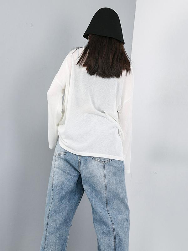 Ruffled See-through Sun-protection T-shirt – rrdeye