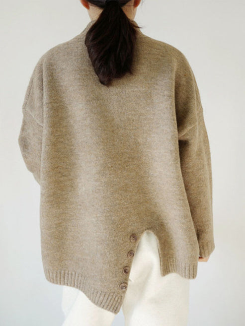 Casual Split-side Sweater – rrdeye