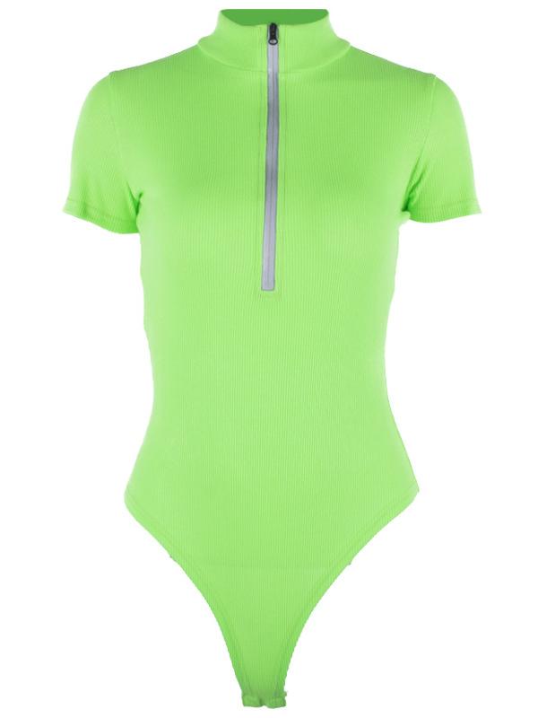 Short Sleeve Zipper Bodysuits – rrdeye