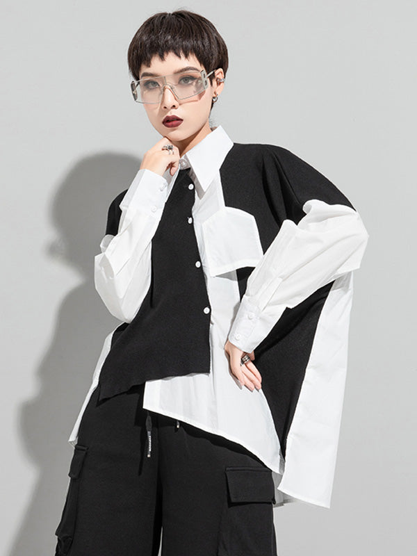 Stylish Asymmetric Split-Joint High-Low Irregular Clipping Split-Back ...