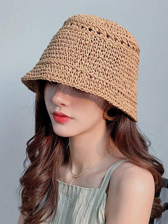 Leisure Handmade Sun-Protection Straw Hat – rrdeye