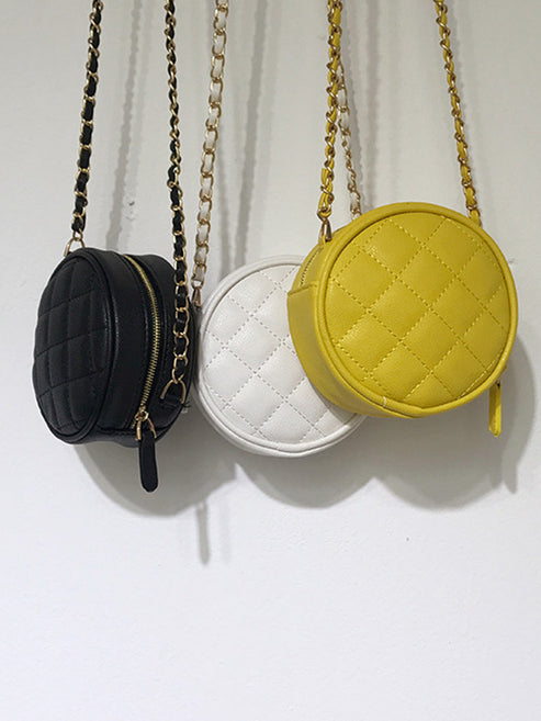Simple Single Shoulder Solid Chain Bag – rrdeye